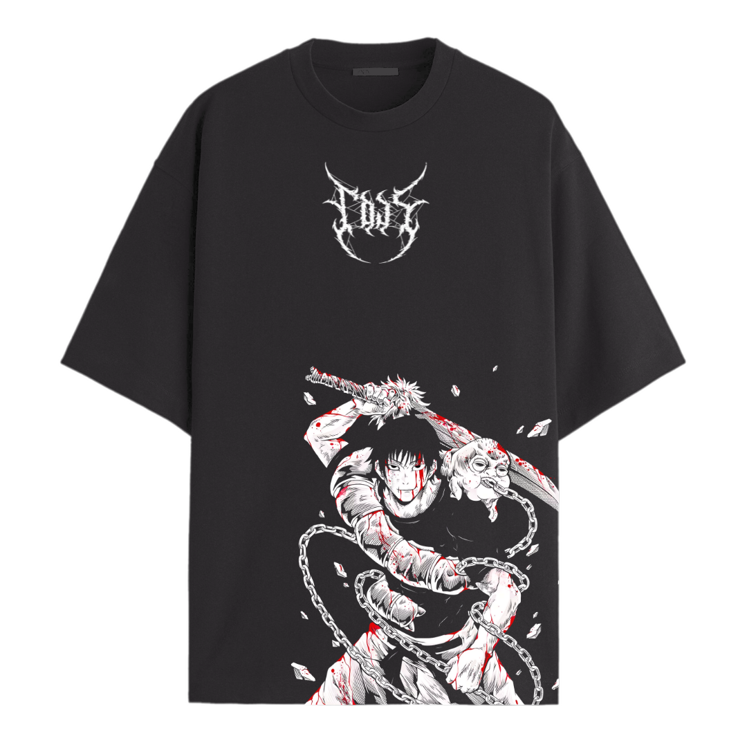 Toji Assassin Oversized Tee – otakusheavenindia