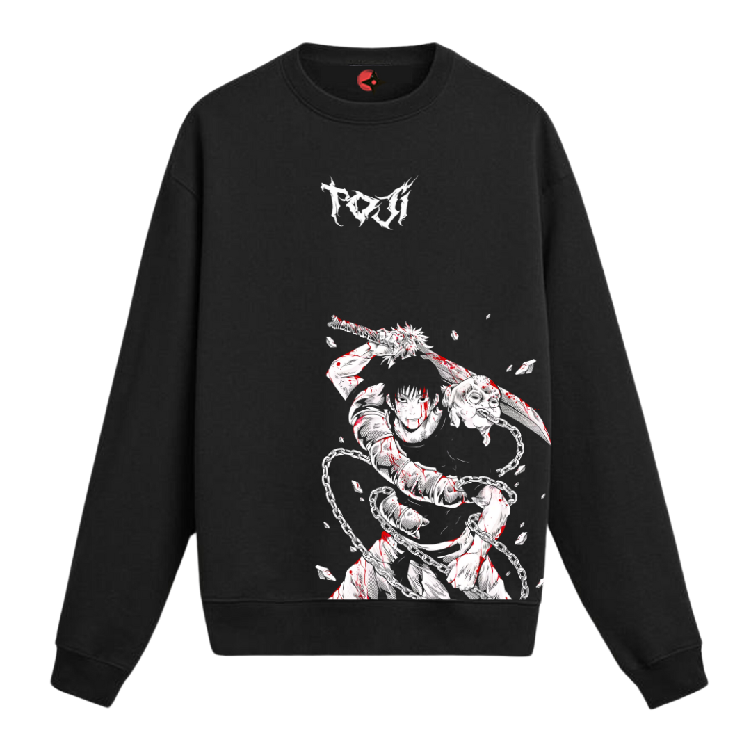 Toji Assassin Oversized Sweatshirt – otakusheavenindia